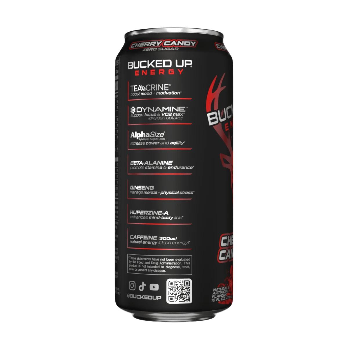 Bucked Up Energy (1 Case / 12 Cans) - Bucked Up